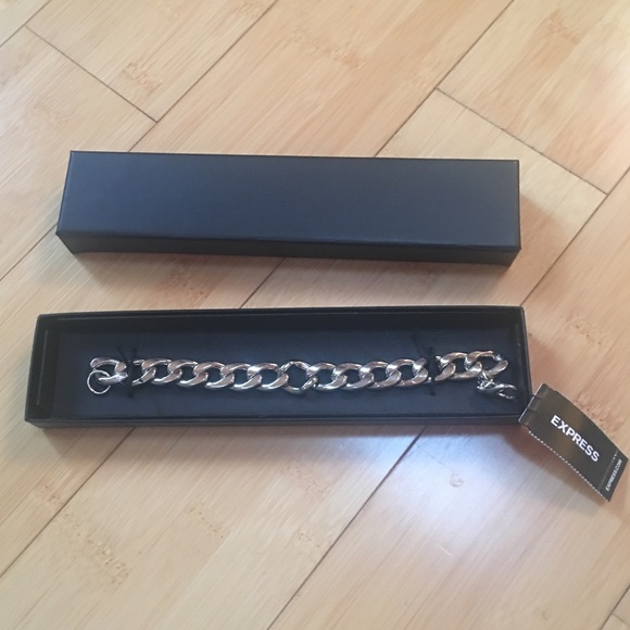 Express | Jewelry | Nwt Nib Express Gold Color Chain Link Bracelet ...